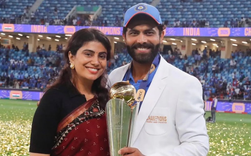 Ravindra Jadeja’s Wife Rivaba Credits 140 Crore Indians For India’s Champions Trophy Victory