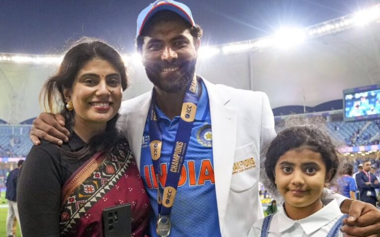 Ravindra Jadeja’s Wife Rivaba Credits 140 Crore Indians For India’s Champions Trophy Victory