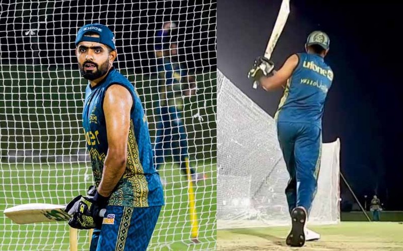 Babar Azam Sharpens Range Hitting Ahead Of Crucial PSL 2025 Clash