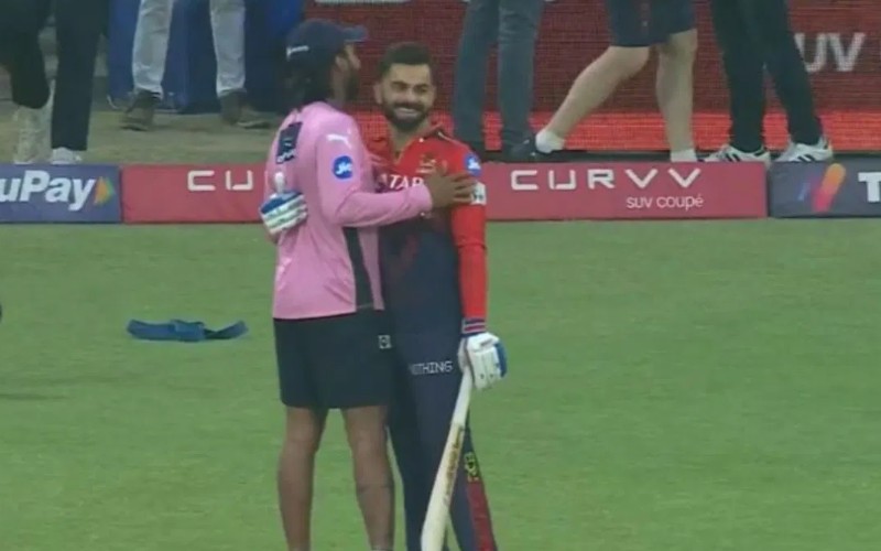 KL Rahul and Virat Kohli Share Heartwarming Moment Ahead Of IPL 2025 Clash