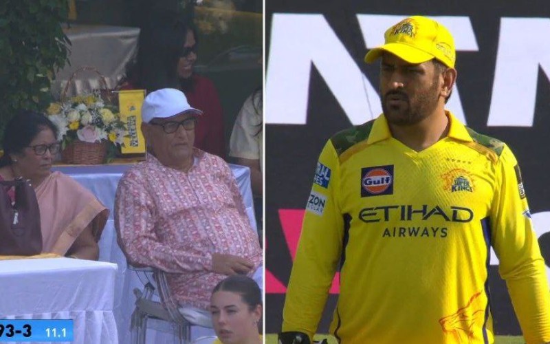 MS Dhoni’s Parents Spotted At Chepauk: Emotional Signs Point to Final ...