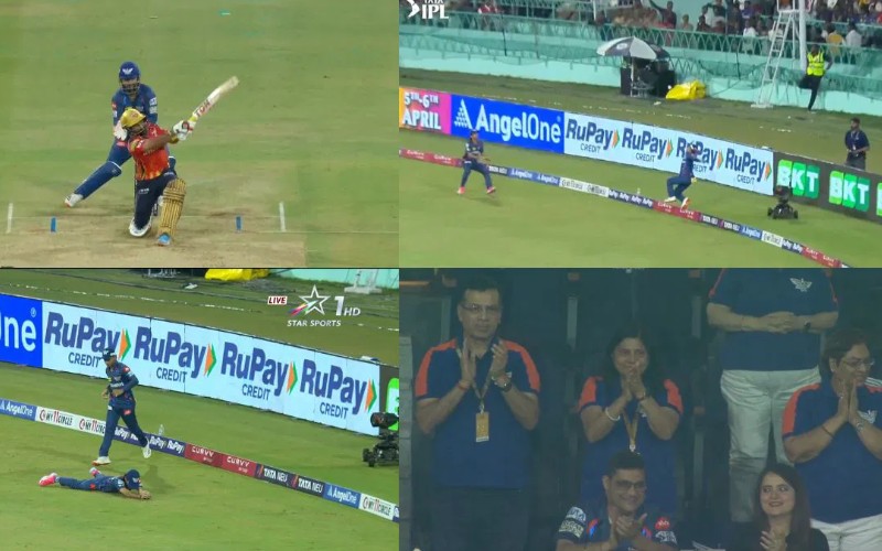 Ayush Badoni & Ravi Bishnoi’s Sensational Relay Catch Stuns PBKS