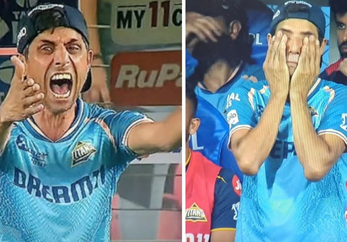 Ashish Nehra Loses Cool as GT Players Drop Crucial Catches Against MI