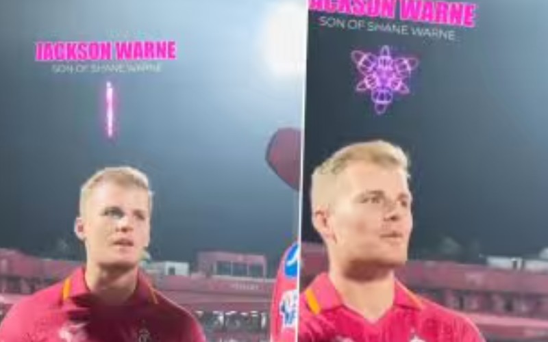 Jackson Warne Praises Rajasthan Royals for Honouring Father Shane Warne ...