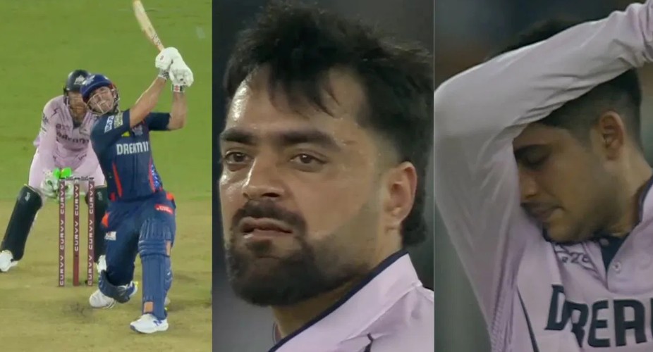 Mitchell Marsh Smashes Rashid Khan For 25 Runs In A Single Over