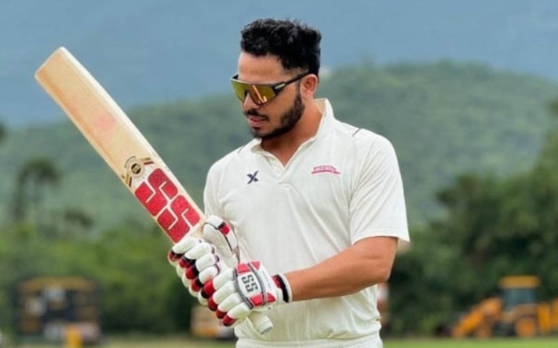 Ashutosh Sharma Smashes Debut Century In English Club Cricket for Wigan CC