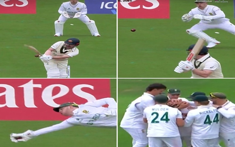 Kyle Verreynne’s Stunning Catch Sends Travis Head Packing in WTC Final Blow