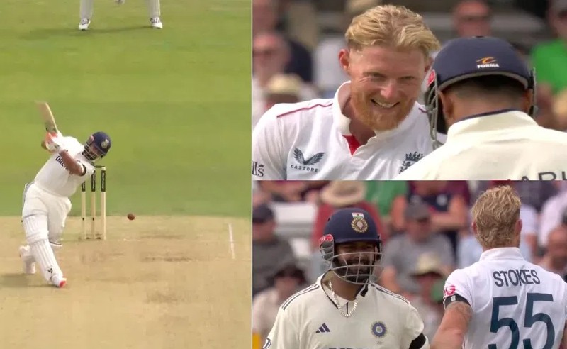 Rishabh Pant Leaves Ben Stokes in Splits with Daring Boundary at Headingley