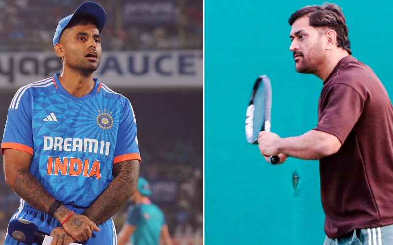 Suryakumar Yadav Picks MS Dhoni as Dream Tennis Doubles Partner at ...