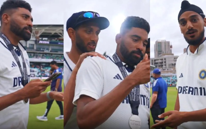 Arshdeep Singh’s Hilarious Banter Pushes Mohammed Siraj Into Insta Reel ...
