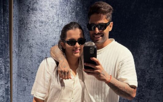 Suryakumar Yadav Celebrates Baby Girl’s Birth, Distributes Sweets to Paps