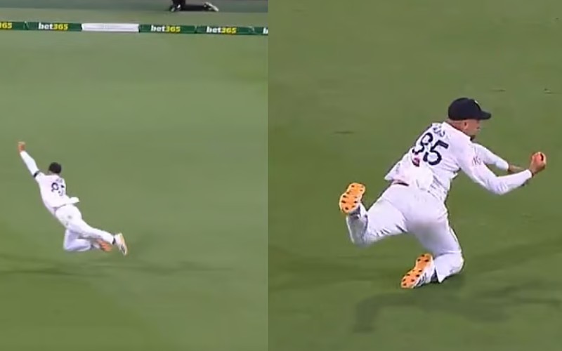 Will Jacks Stuns Gabba With Spectacular One-Handed Catch to Dismiss ...
