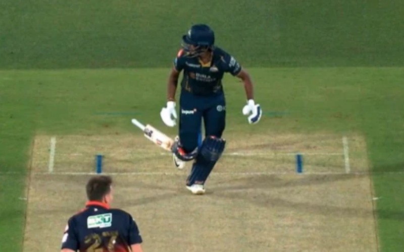 Sai Sudharsan Suffers Unlucky Hit-Wicket Dismissal In IPL 2026 Qualifier 1