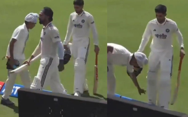 Young Fan Touches Shubman Gill’s Feet During Mullanpur Test